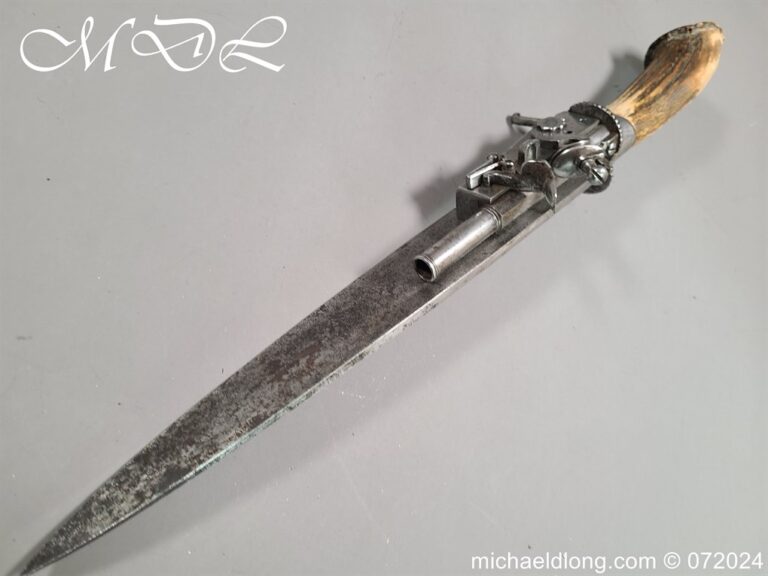 Flintlock Hunting Dagger – Michael D Long Ltd | Antique Arms & Armour