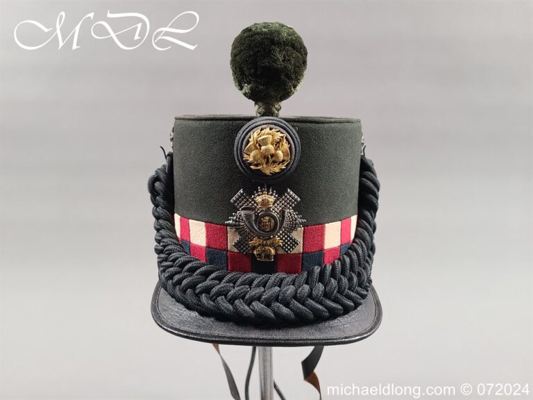 Highland Light Infantry Field Officer’s Shako – Michael D Long Ltd ...