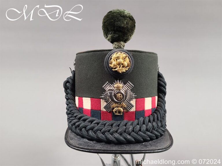 Highland Light Infantry Field Officer’s Shako – Michael D Long Ltd ...