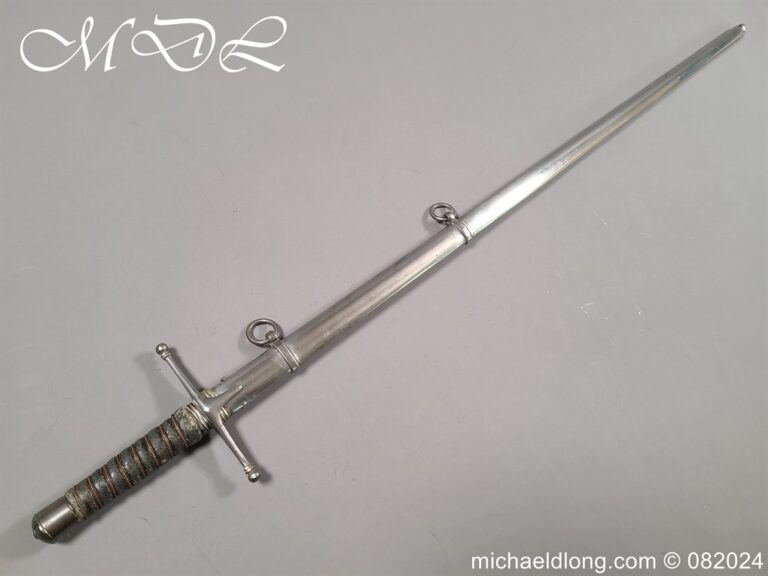 Victorian H L I Officers Cross Hilt Sword – Henry Alexander Schank ...