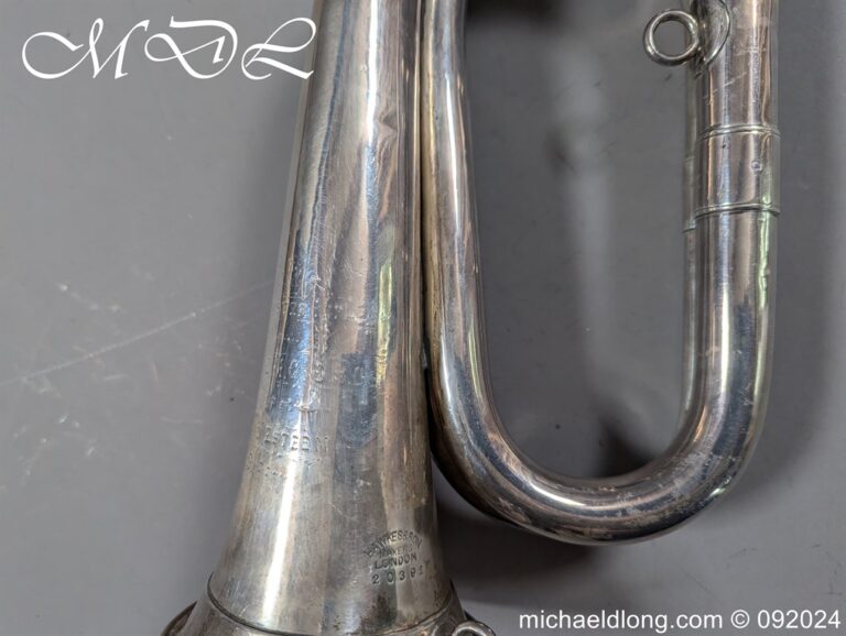West Minster Rifles Presentation Hallmarked Silver Bugle – Michael D ...