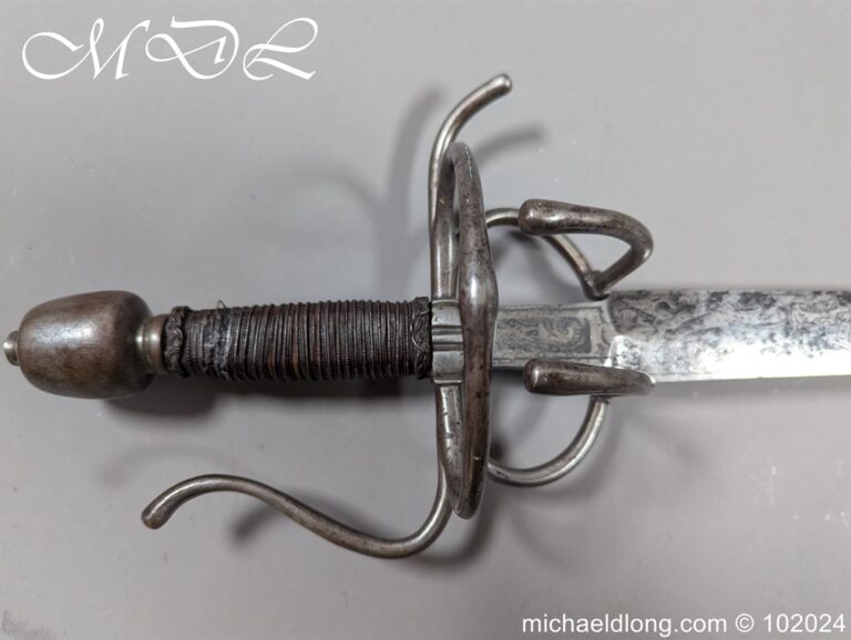 German Saxony Rapier 17th Century – Michael D Long Ltd | Antique Arms ...