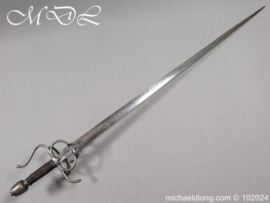 German Saxony Rapier 17th Century – Michael D Long Ltd | Antique Arms ...