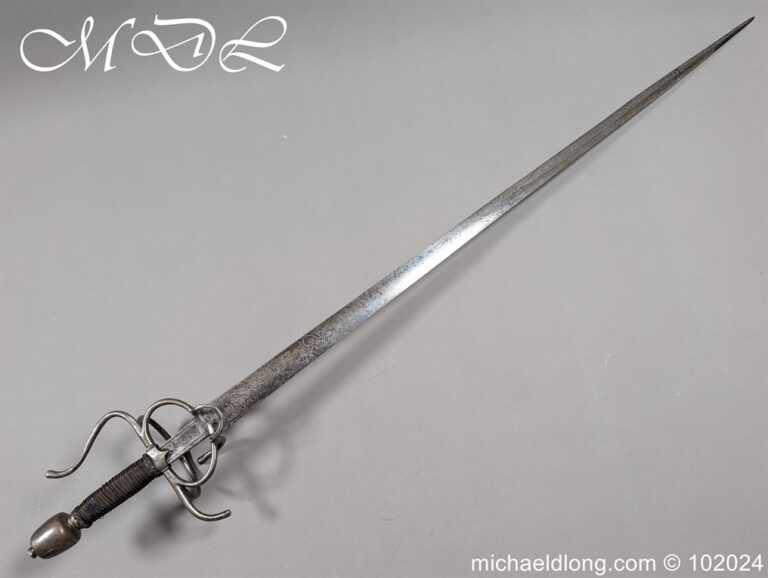German Saxony Rapier 17th Century – Michael D Long Ltd | Antique Arms ...