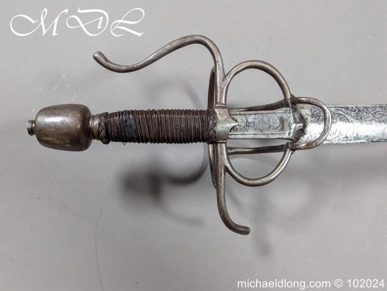 German Saxony Rapier 17th Century – Michael D Long Ltd | Antique Arms ...