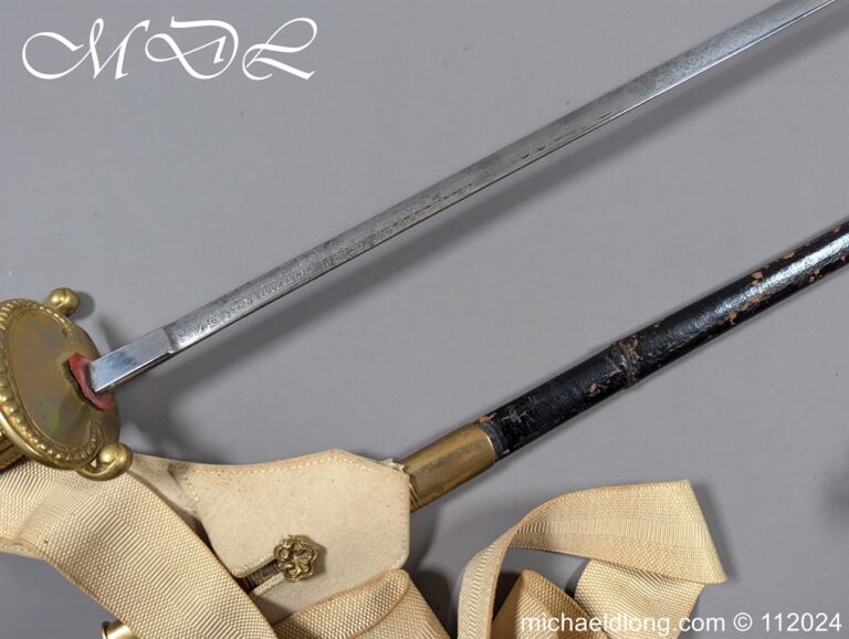 Edwardian British Court Sword – Michael D Long Ltd | Antique Arms & Armour