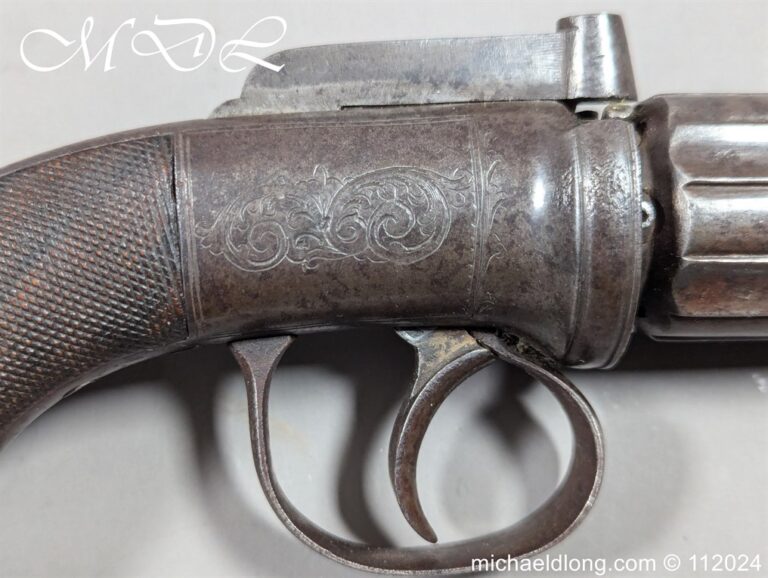 English Percussion Pepper Box Pistol – Michael D Long Ltd | Antique ...