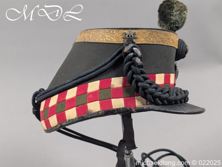 Scottish HLI Kings Crown Officer’s Shako – Michael D Long Ltd | Antique ...