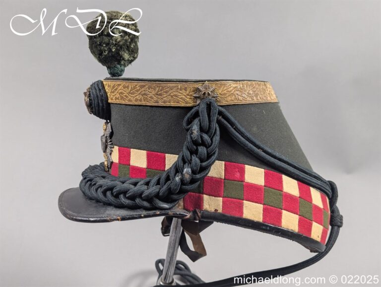 Scottish HLI Kings Crown Officer’s Shako – Michael D Long Ltd | Antique ...