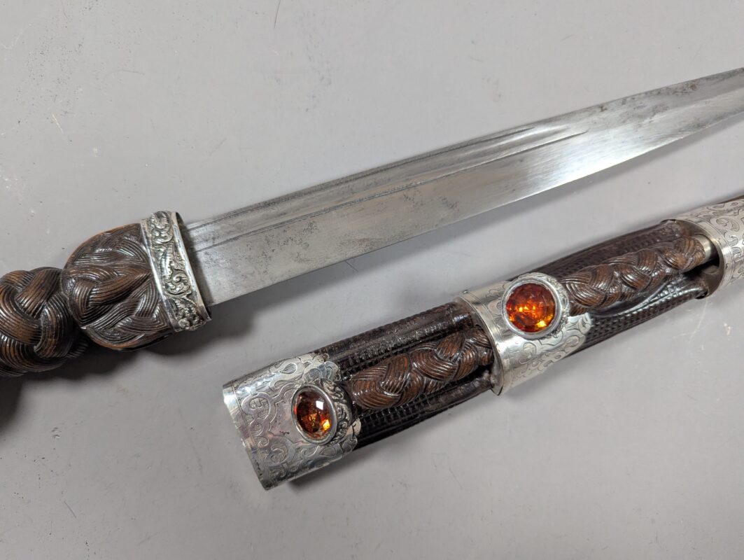 Georgian Silver Mounted Scottish Dirk – Michael D Long Ltd | Antique ...