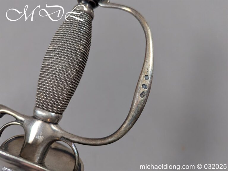 English Silver Hilt Court Sword Hallmark 1786 – Michael D Long Ltd ...