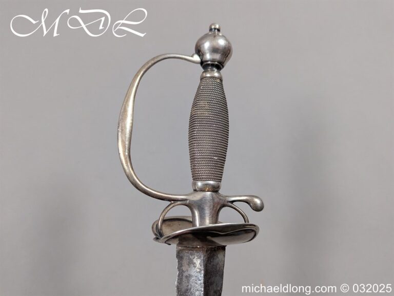 English Silver Hilt Court Sword Hallmark 1786 – Michael D Long Ltd ...