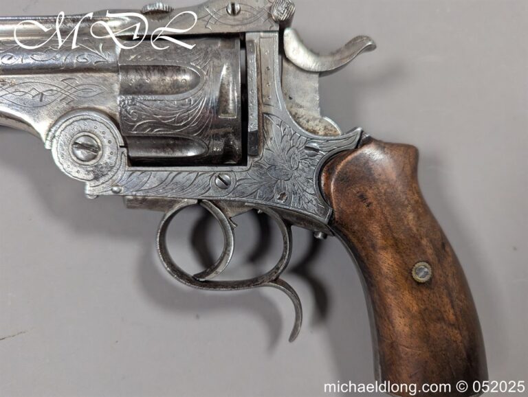 Belgian Engraved .44 Henry Rimfire Revolver of Smith and Wesson Style ...