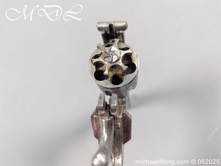 Belgian Engraved .44 Henry Rimfire Revolver of Smith and Wesson Style ...