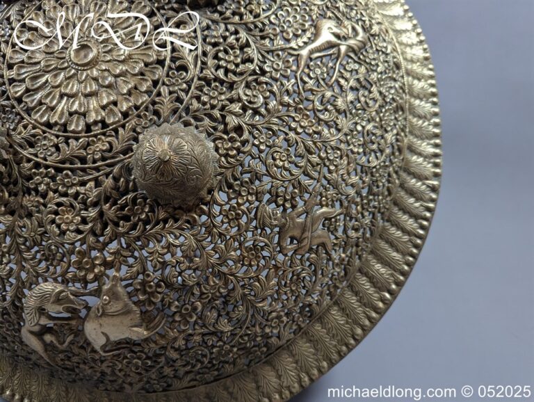 Indian Circular Brass Shield – Michael D Long Ltd | Antique Arms & Armour