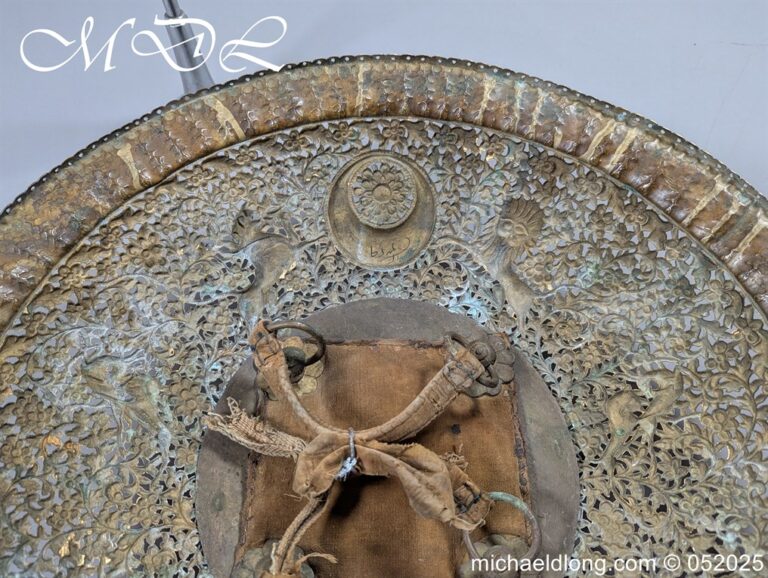 Indian Circular Brass Shield – Michael D Long Ltd | Antique Arms & Armour