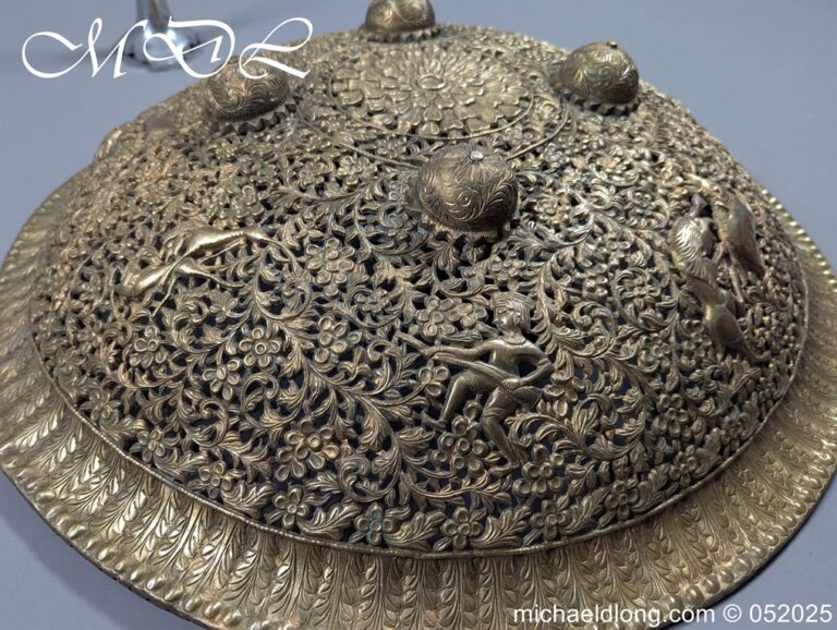 Indian Circular Brass Shield – Michael D Long Ltd | Antique Arms & Armour