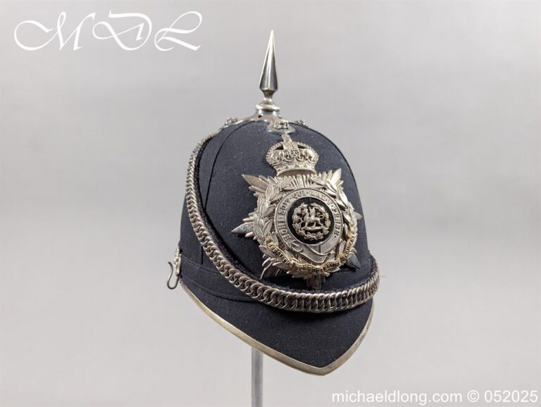 Monmouthshire 3rd Battalion Officer’s Blue Cloth Helmet – Michael D ...