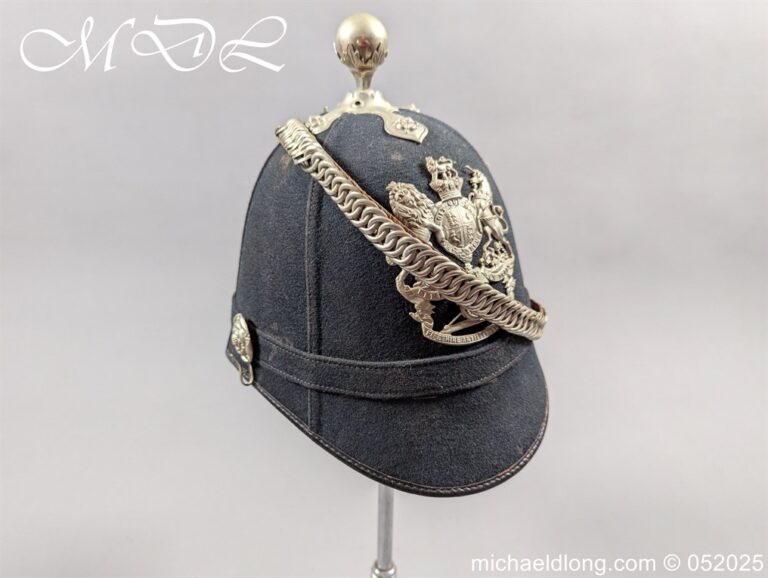 Victorian 1st Fifeshire Artillery Blue Cloth Helmet – Michael D Long ...