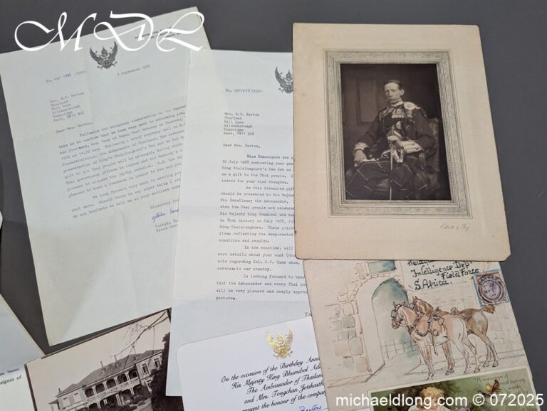 Colonel Charles Vernon Hume Historic Achieve – Michael D Long Ltd ...