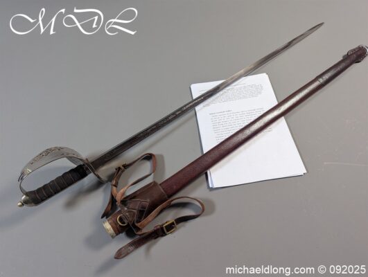 British WW1 RFC Officers Sword R V Walker MC – Michael D Long Ltd ...