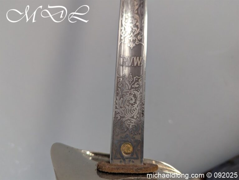 British WW1 RFC Officers Sword R V Walker MC – Michael D Long Ltd ...