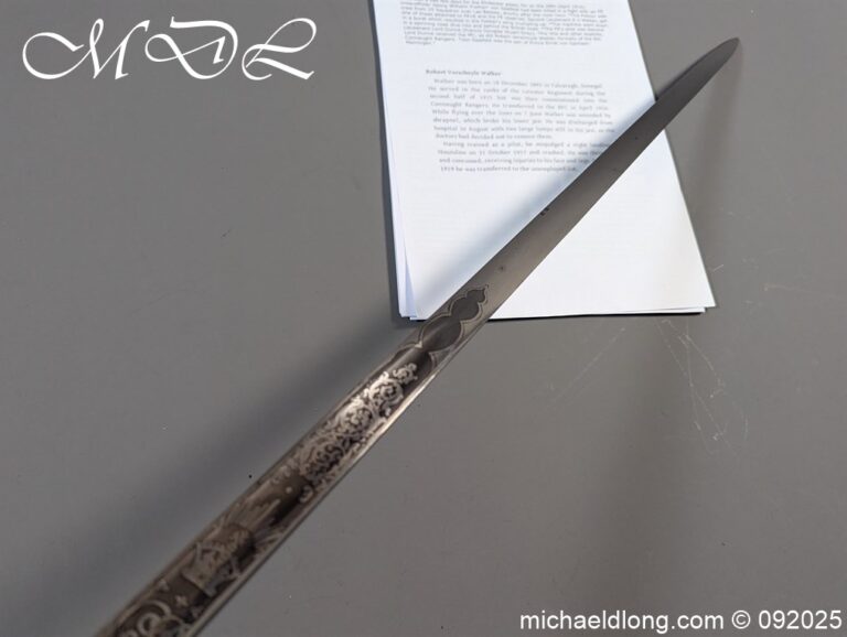 British WW1 RFC Officers Sword R V Walker MC – Michael D Long Ltd ...